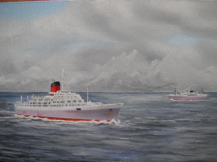 Yessy > Ronnie McClune > Gallery > Union Castle "Transvaal Castle"
