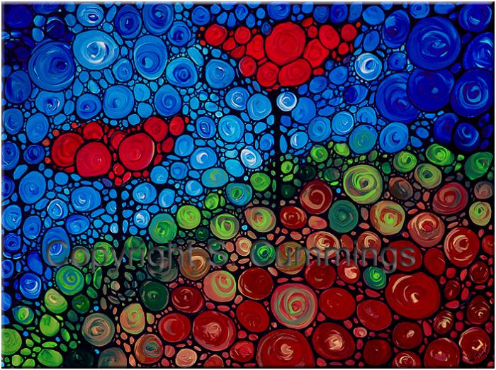 Yessy > ABSTRACT ART BY SHARON CUMMINGS GALLERY > Buy Flower Paintings ...