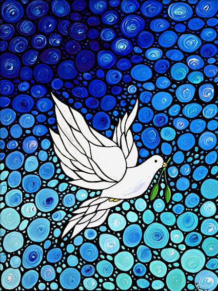 Yessy > ABSTRACT ART BY SHARON CUMMINGS GALLERY > Peaceful Journey ...