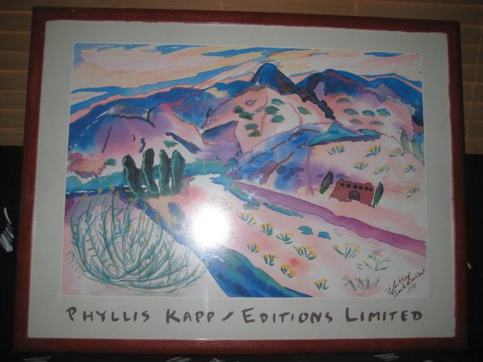 Yessy > My Art gallery > RB Gallery > PHYLLIS KAPP,Edition Limited Signed