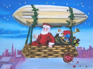Yessy > RAYMOND LANG > My Vintage Christmas Art > European Santa Claus