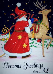 Yessy > RAYMOND LANG > My Vintage Christmas Art > European Santa Claus